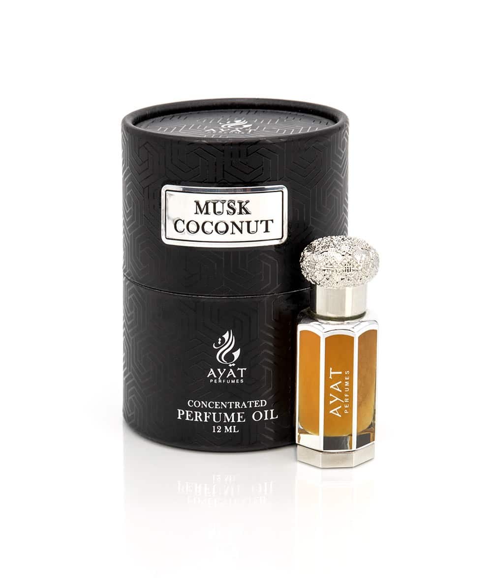 Ayat Musk Coconut Oud 12ml Alcohol Free Travel Size Arabian Perfume Oi ...