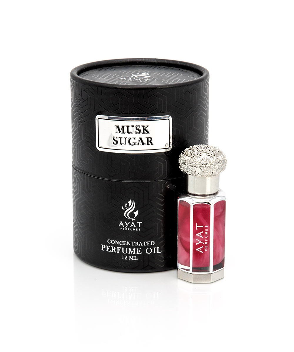 Ayat Musk Sugar 12ml Alcohol Free Travel Size Arabian Perfume Oil ...